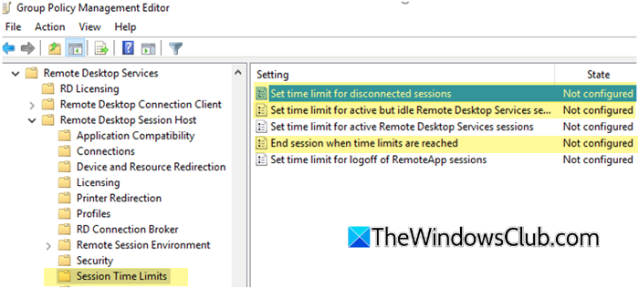 How to automatically sign off inactive Remote Desktop Users