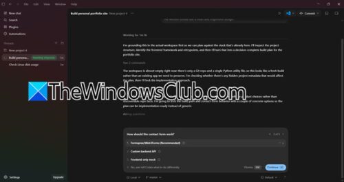 How to use Codex to build a Website