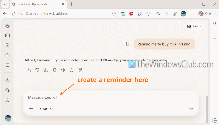 How to create and manage Reminders in Copilot on Windows 11