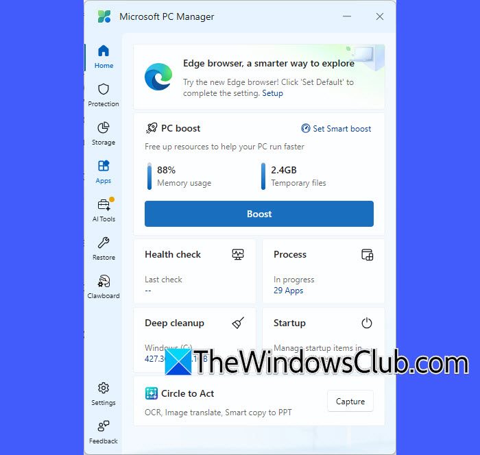 Microsoft PC Manager review: 1-click optimizer for Windows 11