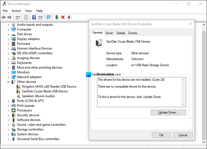 Laptop not detecting USB or External devices