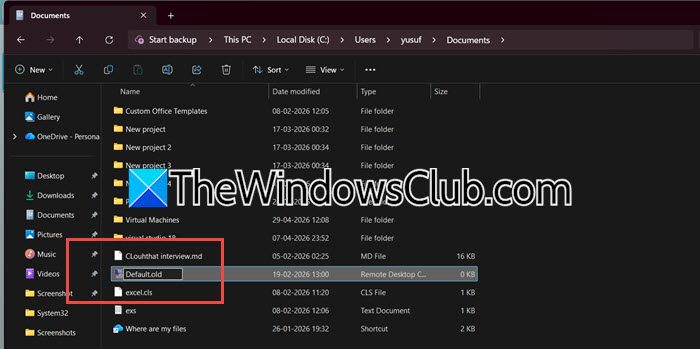 Remote Desktop unable to open connection file on Windows PC