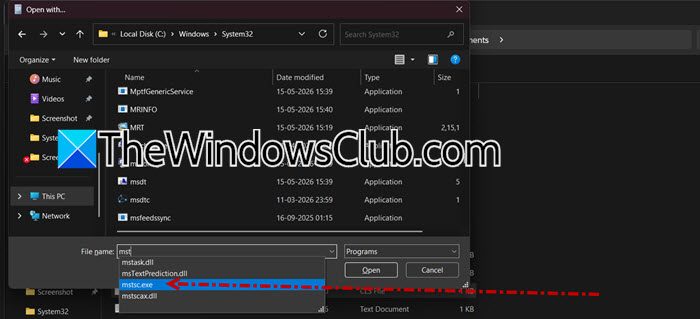 Remote Desktop unable to open connection file on Windows PC