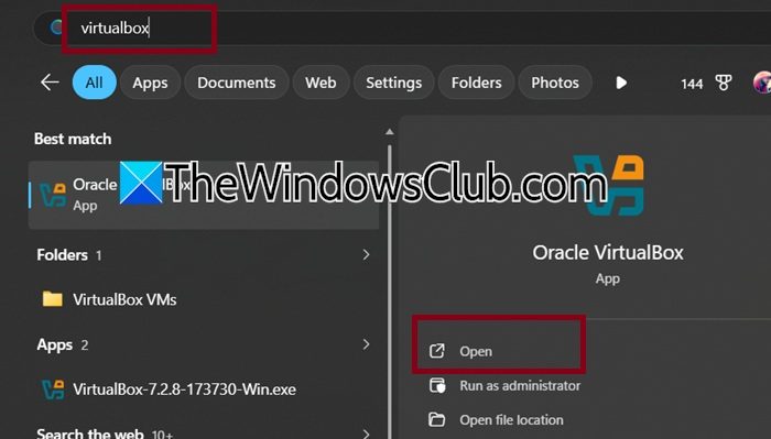 Virtual Media Manager not showing in VirtualBox